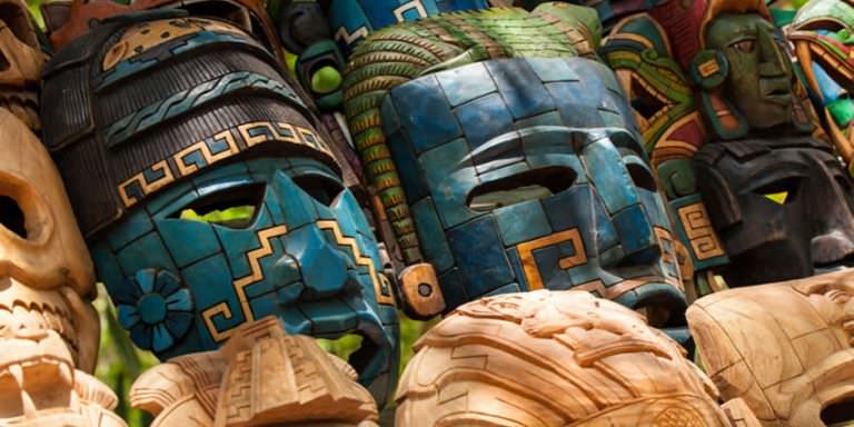 Mayan masks | Mexican Routes